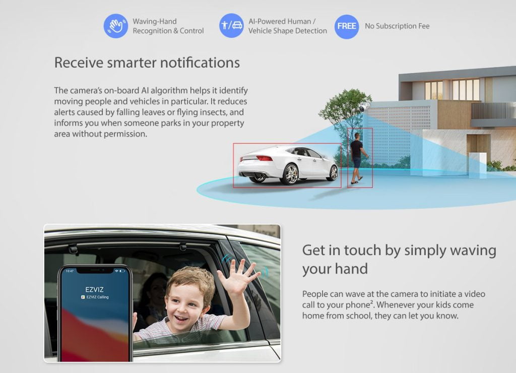 EZVIZ H3 3K Smart WiFi Camera (5MP) - Stemar Security Systems