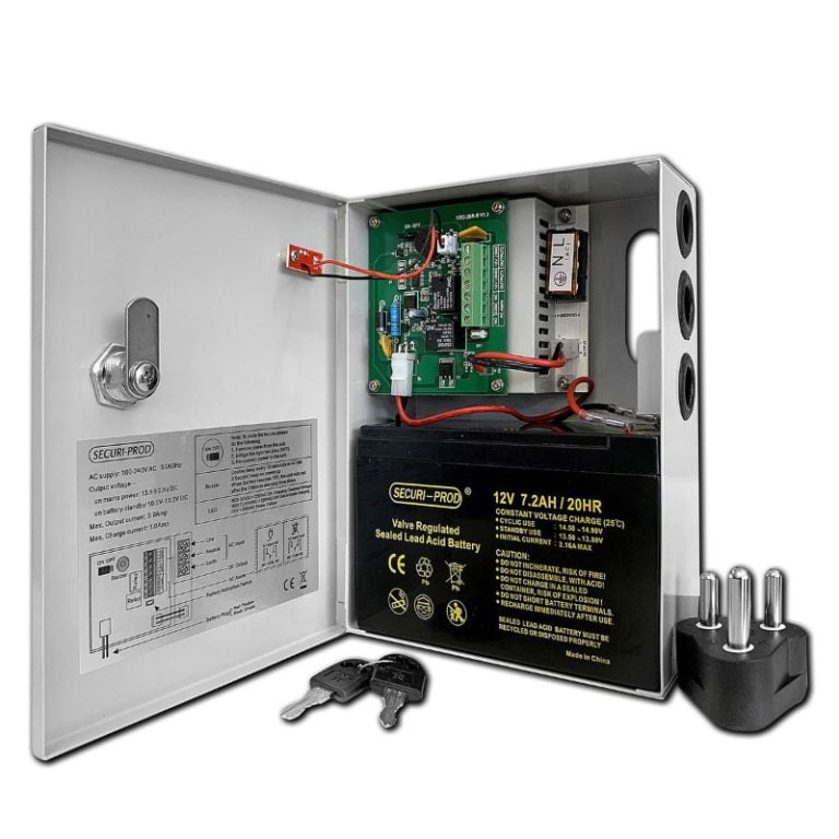 Securi-Prod 13.6VDC 3Amp PSU Battery Combo - Stemar Security Systems