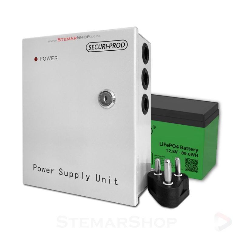 Securi-Prod 13.6VDC 3Amp PSU Battery Combo - Stemar Security Systems