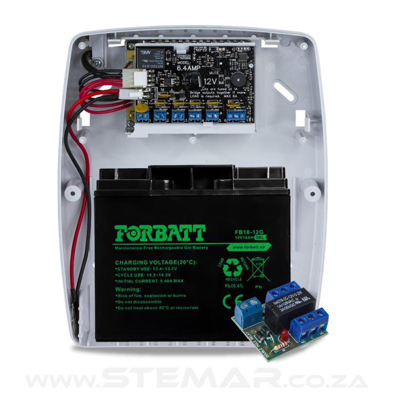 Alarm and Energizer Battery Backup PSU - Stemar Security Systems