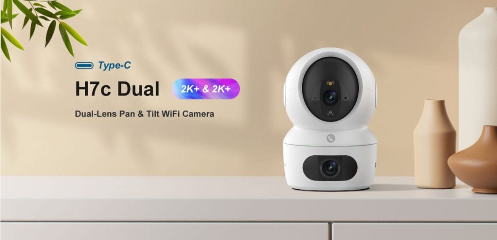 EZVIZ H7c 2K+ Dual-Lens Pan & Tilt WiFi Camera (3MP + 3MP) - Stemar ...