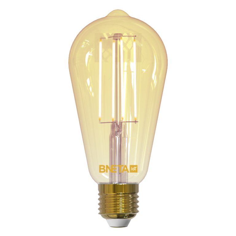 BNETA IoT Smart WiFi LED Filament Bulb ST64-FW - Stemar Security Systems